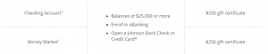 [WI only] Johnson Bank $250 Checking Promotion - Doctor Of Credit