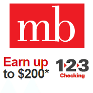 [Expired][IL, IN, or PA only] MB Financial Bank $200 Checking Promotion ...