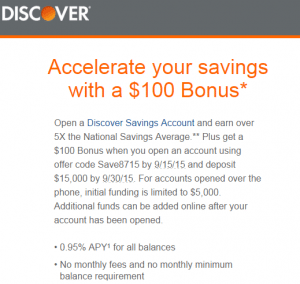 Discover $100 Savings Promotion - Doctor Of Credit