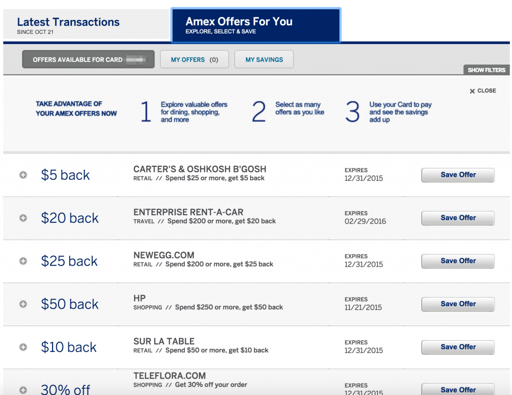 Amex Gives Us Back Revamped Amex Offer Interface - Doctor Of Credit