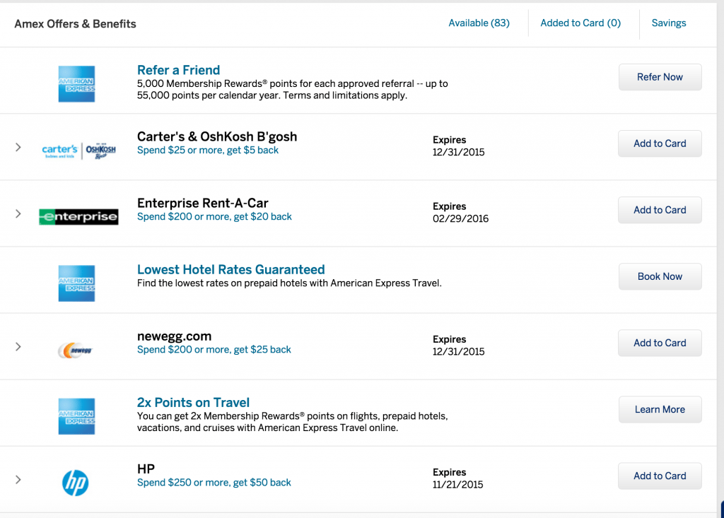 Amex Gives Us Back Revamped Amex Offer Interface - Doctor Of Credit