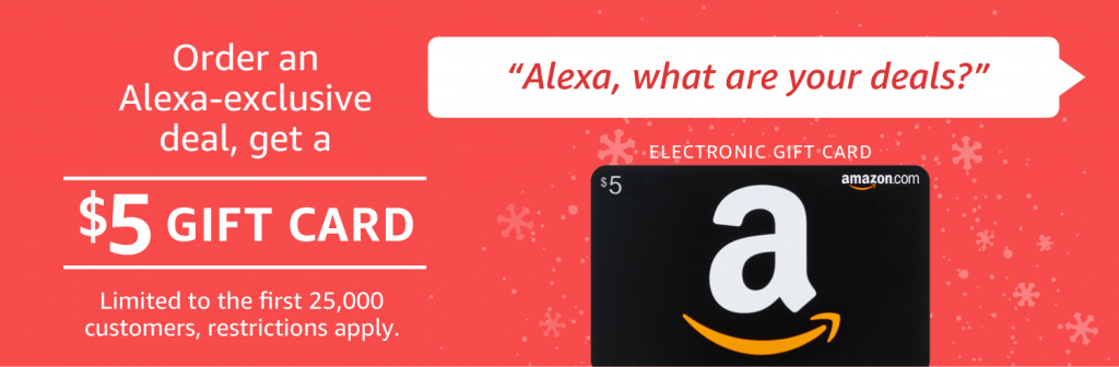 Buy Any Amazon Alexa Deal Over $10, Get $5 Gift Card [Prime Only ...