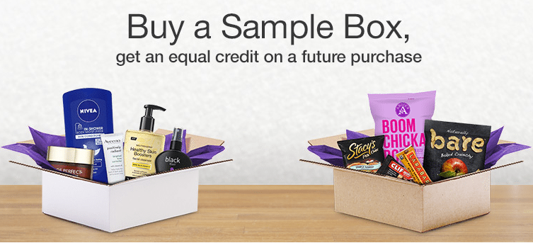 Buy A Sample Box - Get Equal Amazon Credit [Prime Only] - Doctor Of Credit