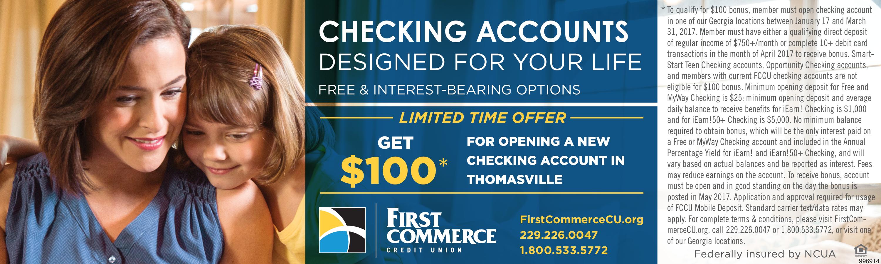 GA Only First Commerce Credit Union 100 In Branch Checking Bonus No ga-only-first-commerce-credit-union-100-in-branch-checking-bonus-no