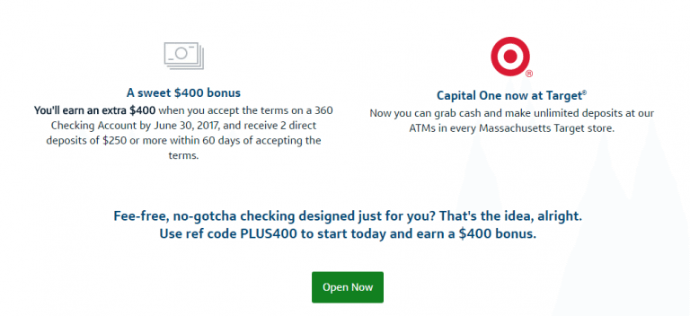 [Expired] [YMMV] Capital One $400 Checking Bonus - Doctor Of Credit