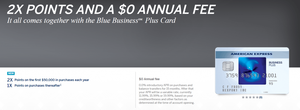 American Express Launches New Blue Business Plus Card (2x On All ...