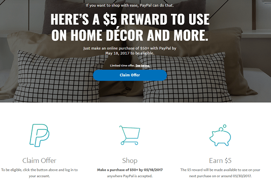 [Targeted] Spend $50+ On Paypal & Get $5 Reward - Doctor Of Credit