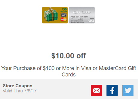[Expired] Meijer Mperks: $10 Off $100 In Mastercard/Visa Giftcards ...