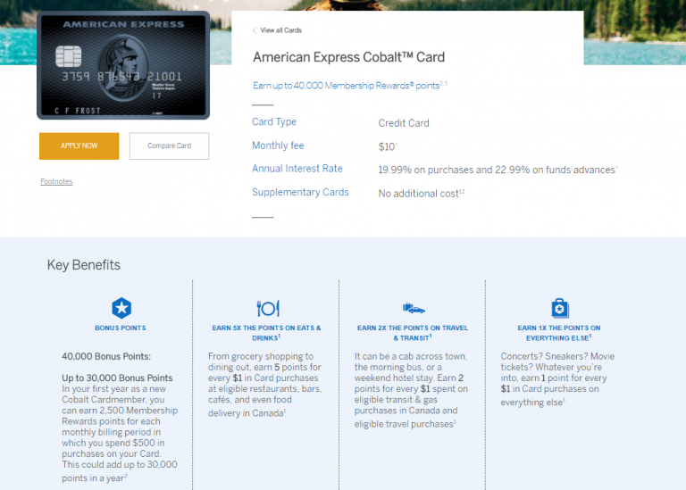 American Express Launches New Cobalt Card In Canada - What Does it Mean ...