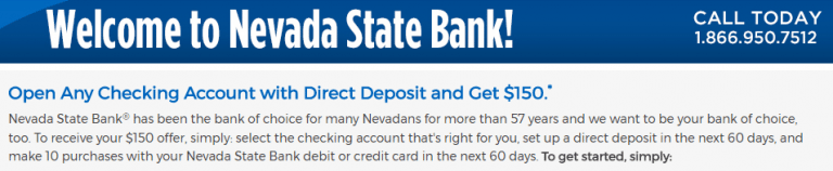 [Expired] [Targeted][NV] Nevada State Bank $150 Checking Bonus - Doctor ...