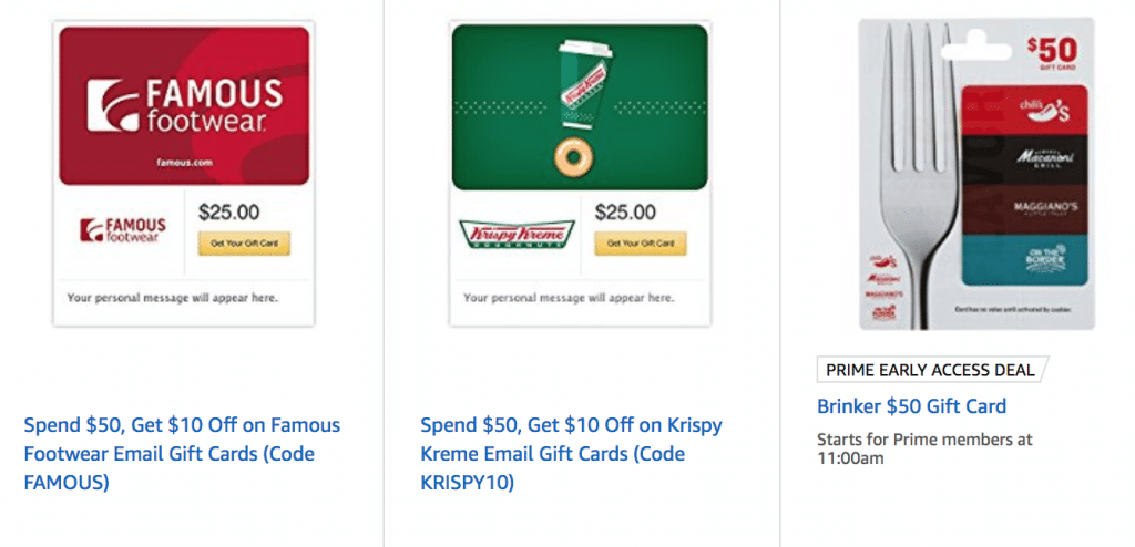 [OOS] Amazon: $50 Brinker Gift Card for $40 - Doctor Of Credit