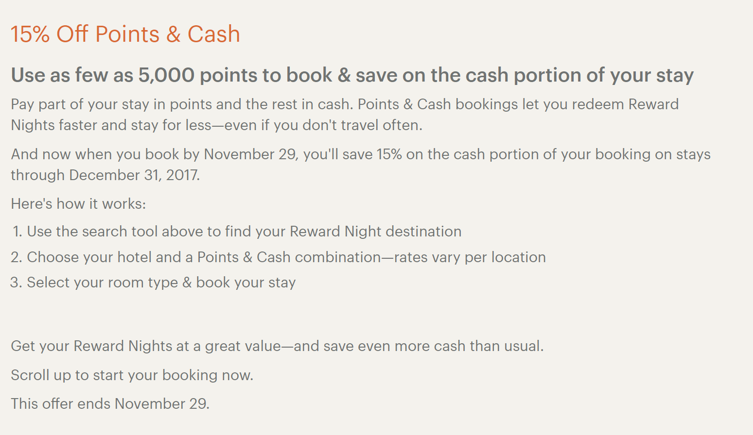 [Expired][YMMV] IHG: 15% Discount On Cash Portion Of Points & Cash Bookings - Doctor Of Credit