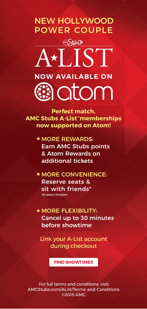 AMC Stubs A-List: MoviePass Competitior [Now On Atom Tickets) - Doctor ...