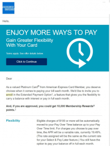 [Targeted] AmEx 20,000 Membership Rewards Points For Enrolling In Pay ...