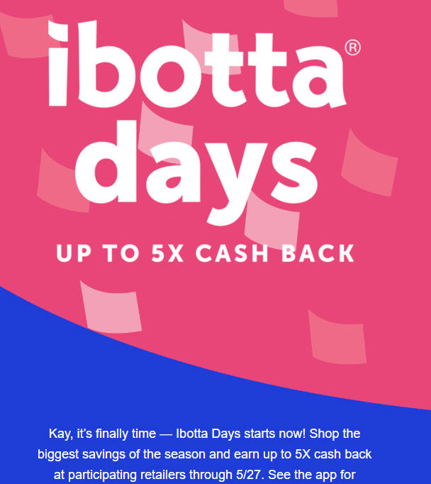 [Expired] Ibotta Days: Earn Up To 5x Normal Cashback - Doctor Of Credit