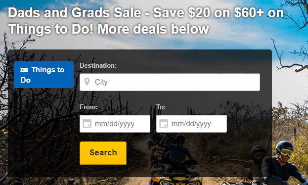 [Expired] Expedia: $20 Off Activity Bookings $60+ With Promo Code ...
