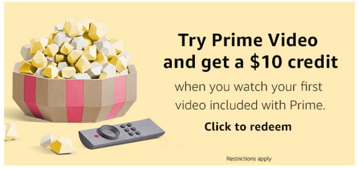 [Expired] [Targeted] Amazon Prime: Try Prime Video & Get $10 Credit ...