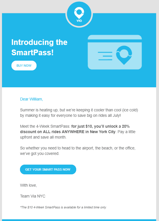 Via (Ride Sharing) Adds SmartPass - Pay $10 & Get 20% Off All Rides For ...