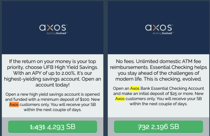 [Expired] Swagbucks: Get $43 For Opening Axos/UFB High-Yield Savings ...