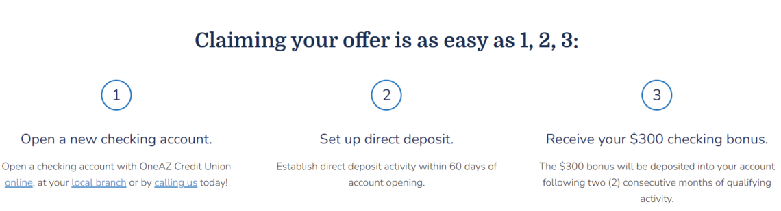 [AZ only] OneAZ Credit Union $200 Checking Bonus - Doctor Of Credit