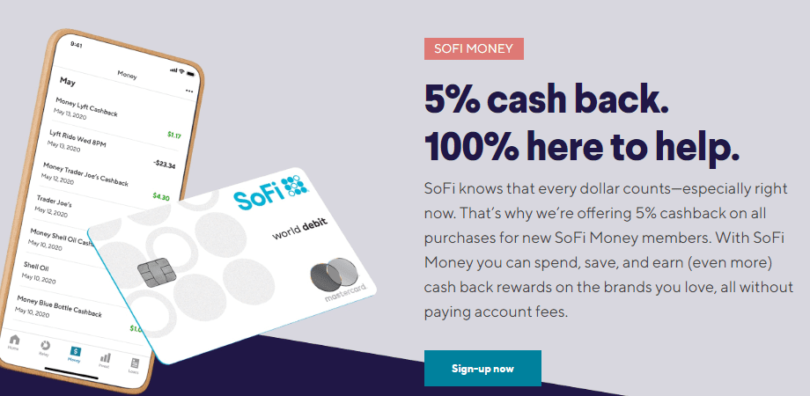 [Expired] SoFi Money: New Users Get 5% Cash Back ($100 Cashback Limit ...