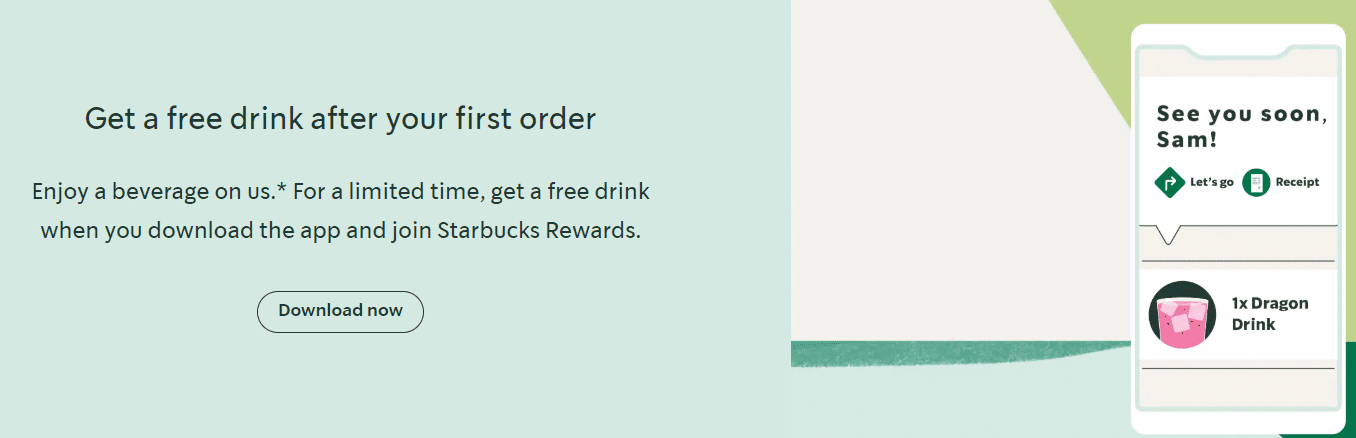 Starbucks: Download App & Become Member & Get Free Drink After 1st ...