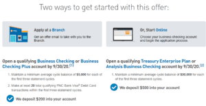 PNC Up To $1,000 Business Checking Bonus [CO, MA, CA, AL, DC, DE, FL ...