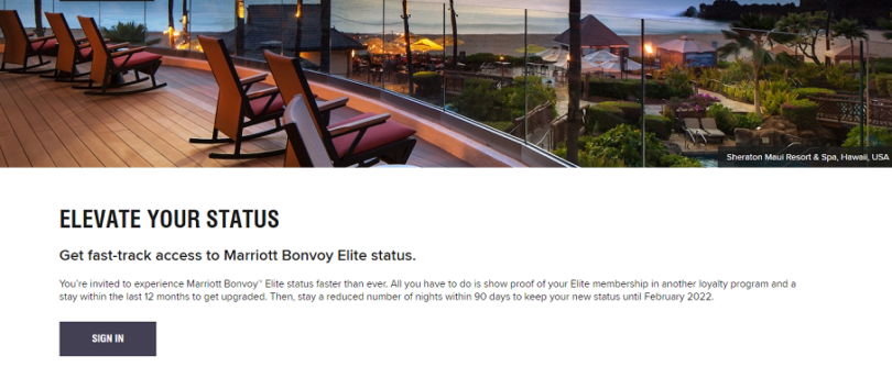 Marriott Launches New Instant Status Match & Challenge - Doctor Of Credit