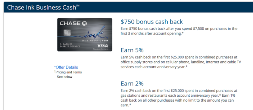 Chase Ink Cash $750 Public Offer - Doctor Of Credit