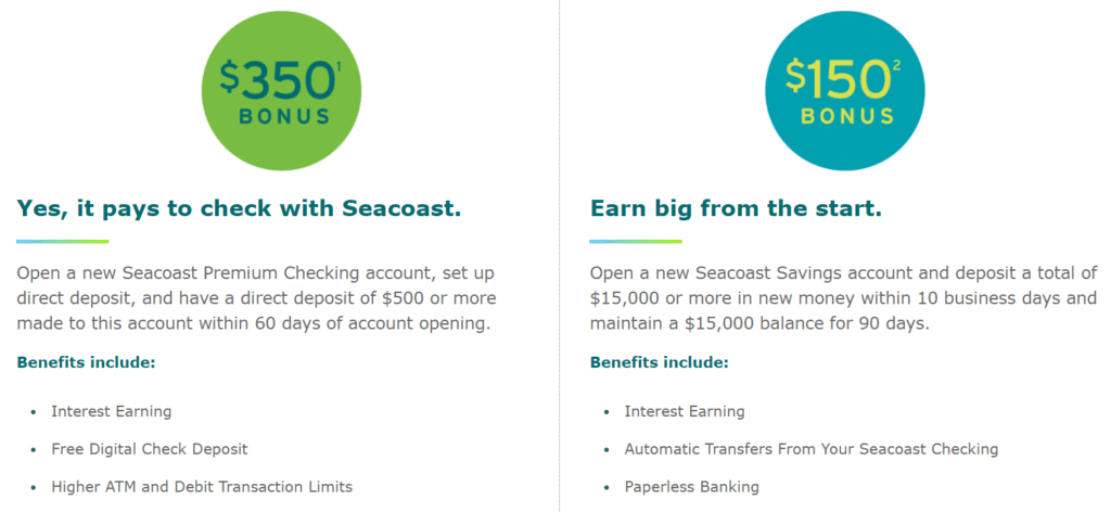 [Expired] [FL] Seacoast Bank $350 Checking & $150 Savings Bonus ...