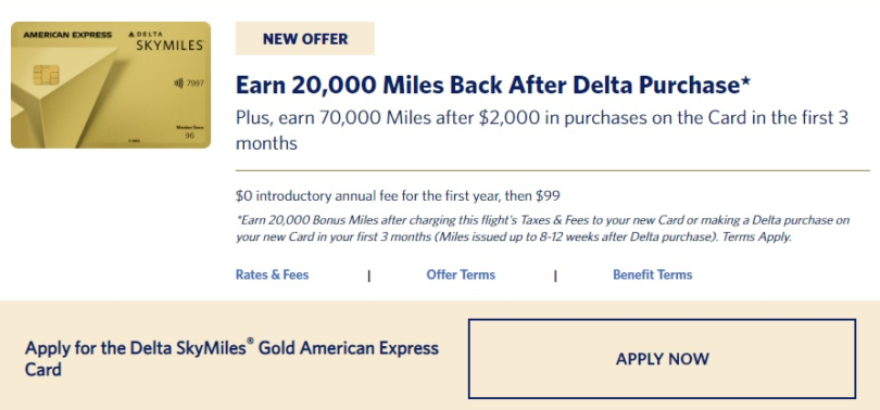 American Express Delta Gold – 90,000 Miles - Doctor Of Credit