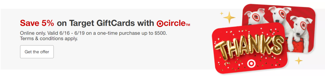 [Expired] Target.com: Save 5% on Target eGift Cards (June 16 - 19 ...