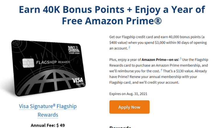 Navy Federal (NFCU) Flagship Card 40,000 Public Signup Bonus Offer ...