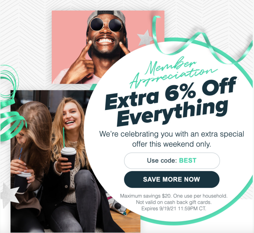[Expired] Raise.com: 6% Off Sitewide With Promo Code BEST (9/17 - 9/19 ...