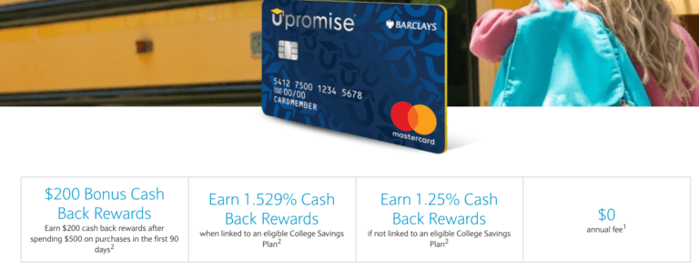 Upromise Mastercard $300 Signup Bonus - Doctor Of Credit