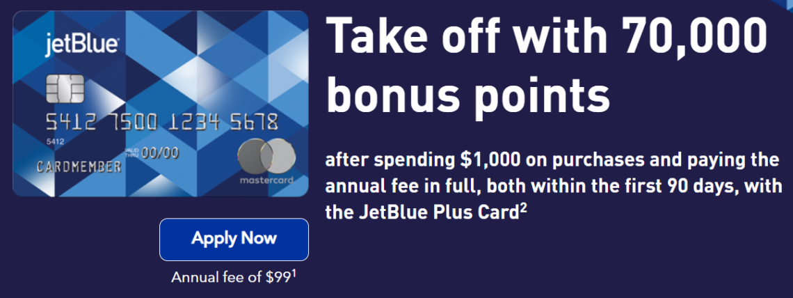 Barclays jetBlue Plus Card – 75,000 Point Bonus - Doctor Of Credit