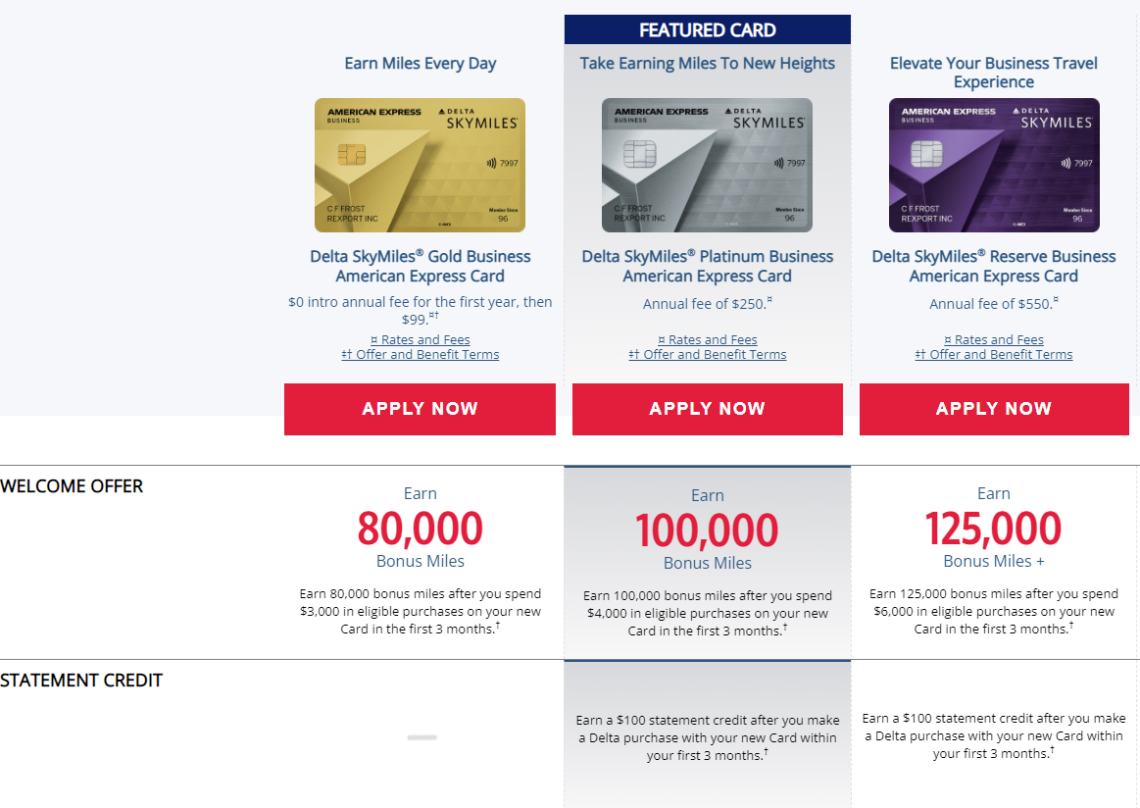 [Targeted] American Express Business Delta Cards Increased Bonuses ...