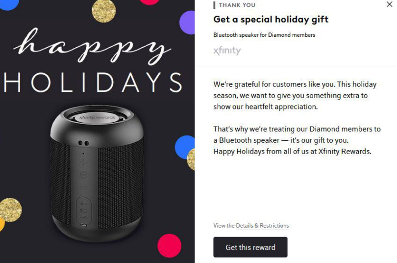 Xfinity Diamond Rewards Members: Free Bluetooth Speaker - Doctor Of Credit