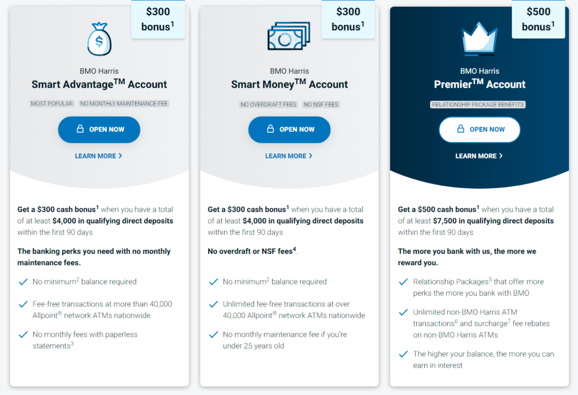 BMO Bank $400-$1,000 Checking Bonus (FKA BMO Harris) - Doctor Of Credit