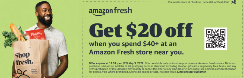 [Expired] Amazon Fresh: $20 Off $40+ - Doctor Of Credit
