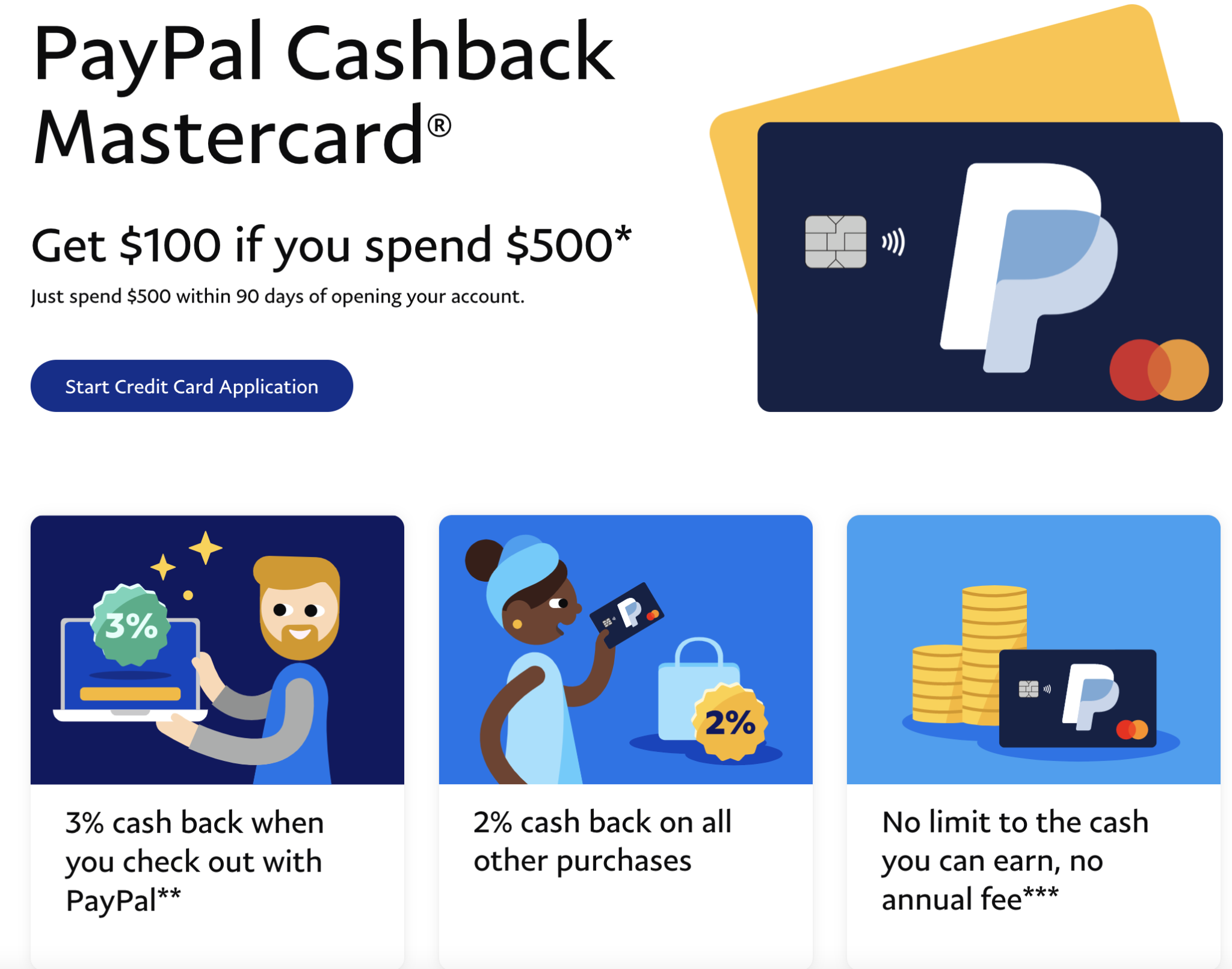 Paypal Cashback Mastercard Review: 1.5% Everywhere Card + 3% On Paypal ...