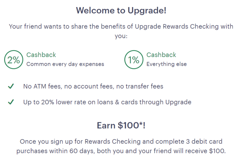 Upgrade Rewards Checking $200 Bonus - Doctor Of Credit