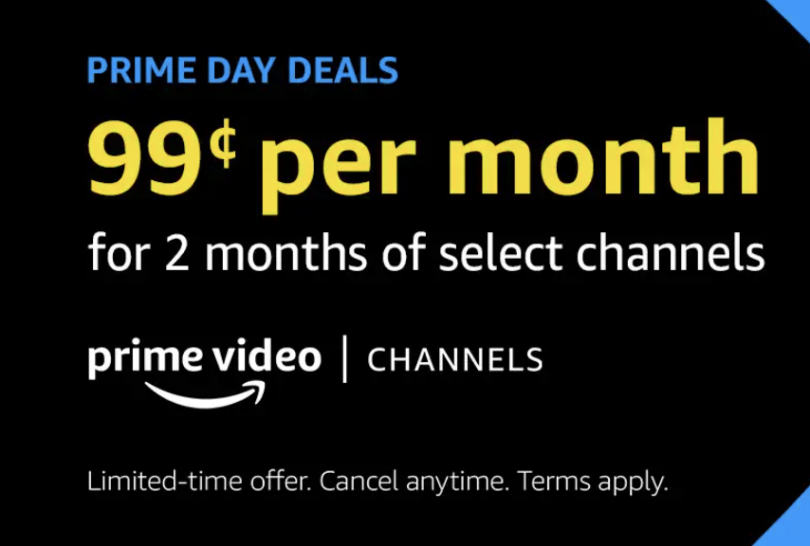 [Expired] Amazon Prime: Select Streaming Channels $.99/month For 2 ...