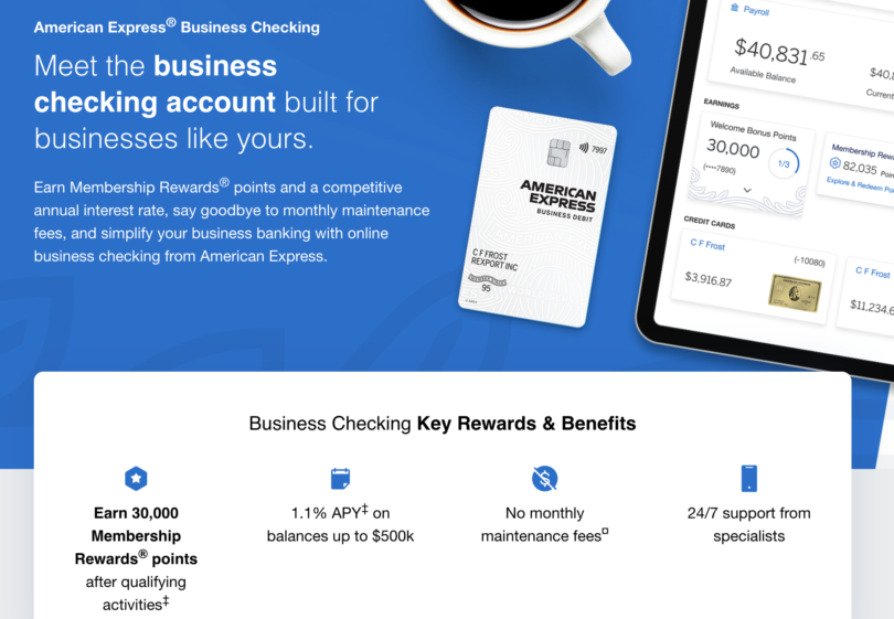 American Express Business Checking 30,000 Membership Rewards Points ...