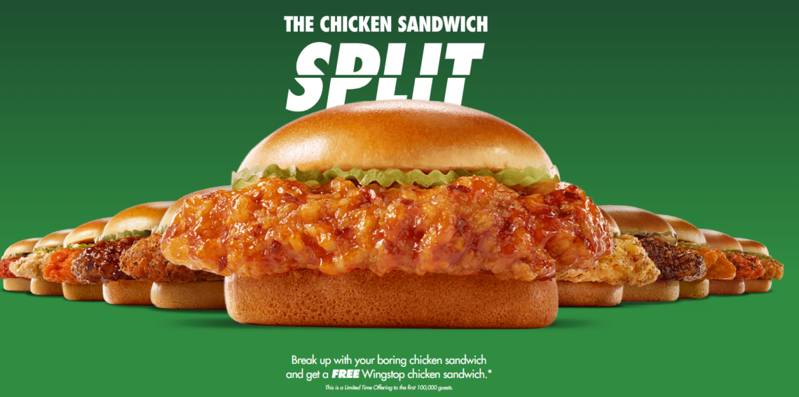 [Expired] Wingstop: Free Chicken Burger (First 100k) - Doctor Of Credit