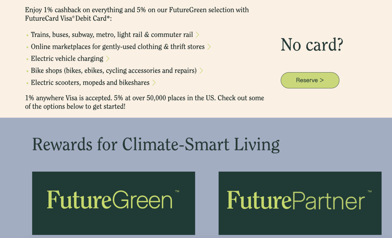 (Update) FutureCard Climate-Friendly Visa Debit Card Offers 5% Back On ...