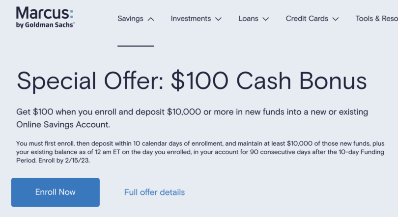 (Bonus Posting)[Expired] Marcus $100 Bonus for New & Existing Savings ...