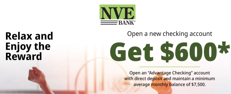 [Expired] [NJ only] NVE Bank $600 Checking Bonus - Doctor Of Credit