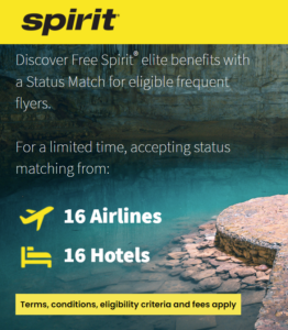 Spirit Airlines: Status Match For $49/$99 - Doctor Of Credit