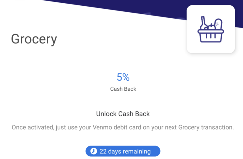 [Targeted] Venmo Debit Card: Earn 5% Back On Your Next 3 Grocery Store ...
